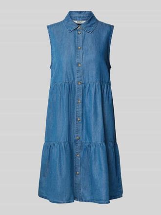 Only Loose Fit Jeanskleid aus Baumwoll-Lyocell-Mix Modell BEA SIESTA