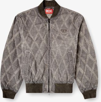 Diesel J-Type-Treat diamond-quilted cotton blend jacket - DIESEL - gender_Man