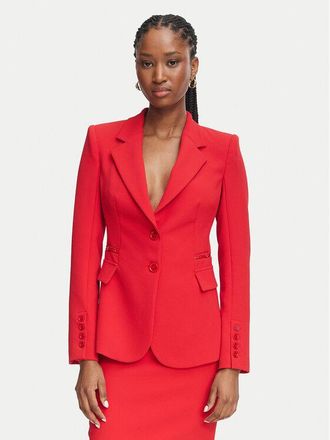 Elisabetta Franchi Sakko GI-274-66E2-V670 Rot Slim Fit