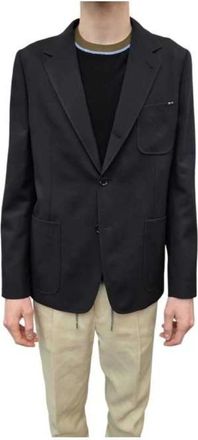 Paul Smith Homme, Vestes, Noir, Taille: 2XL Veste Multipoches en M&eacute;rinos