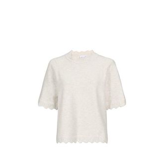 Vila Pull col rond droit uni