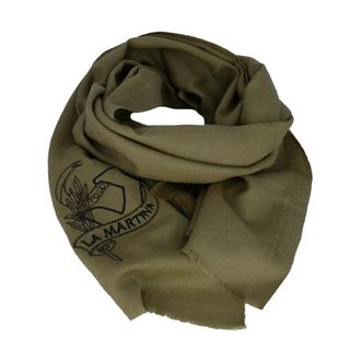 La Martina Gr&uuml;ner Wollschal Frau - - Accessories - Damen - Gr&uuml;n - ONE SIZE