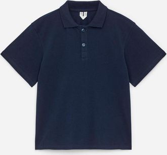 Arket Pikee-Poloshirt -Blau
