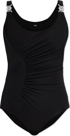 Versace Femme, Tops, Noir, Taille: 34 FR Body en jersey cr&ecirc;pe stretch