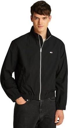 Tommy Jeans TJM Essential Jacket EXT DM0DM20655 Veste Coupe-Vent, Black (Black), XXL Homme