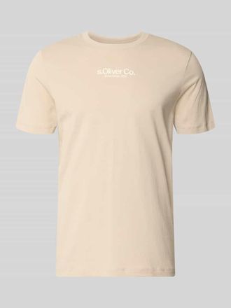 s.Oliver Red Label Regular Fit T-Shirt aus reiner Baumwolle