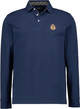 Hackett Herren Polo-Shirts blau Baumwoll-Piqu&eacute;
