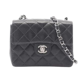 Chanel Pre-owned Mini Matelasse Schultertasche aus genarbtem Kalbsleder - - Pre-owned - Damen - Schwarzk - ONE SIZE