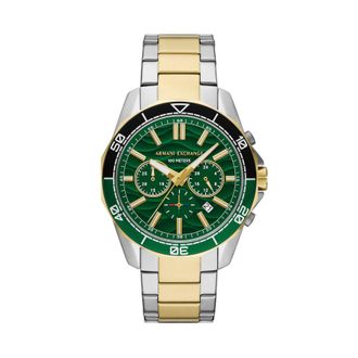 A|X Armani Exchange Uhr Armani Exchange Spencer Chronograph AX1966 Silberfarben