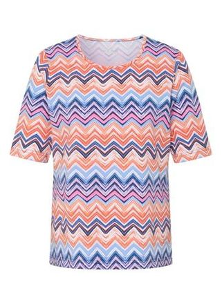 Rabe T-shirt à motifs bleu foncé pour femme, bleu foncé, 42