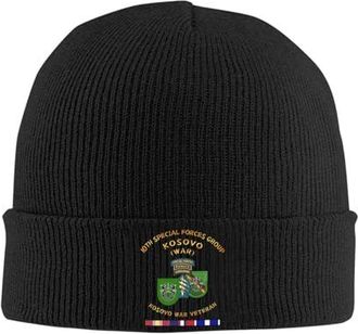 Generic Bonnet en Tricot 10E Groupe des Forces Sp&eacute;ciales - Ancien Combattant Respirant Chapeau Unisexe Bonnet Hiver pour Cyclisme Femme Homme