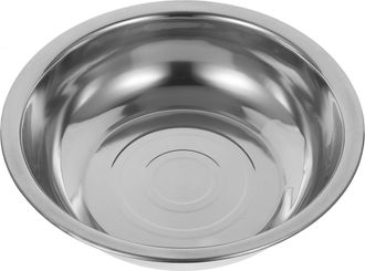 Cabilock Suppenschalen Rührschüssel Mischen Schüssel Küche Lebensmittel Lagerung Organizer Metall Schalen für Backen Marinieren Silber 32Cm Schale Edelstahlsch