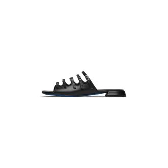 Loriblu Schwarze Sandale aus Nappaleder mit Riemen - - Shoes - Damen - Schwarzk - 36 EU