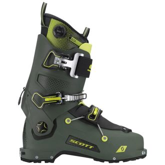 Scott Scott Skischuh Freeguide Carbon Military Green/Yellow 28,5