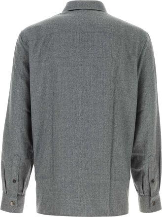 Brunello Cucinelli Flannel Shirt - Gray