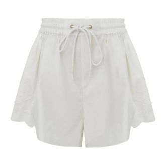Zimmermann Femme, Shorts, Blanc, Taille: 40 FR Short Shorts