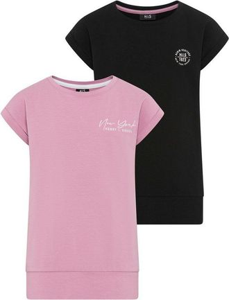 H.I.S T-Shirt 2er Packung T-Shirts (2-tlg) NEU: H.I.S für TEENS! Shirts mit unterschiedlichen Drucke