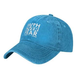 Generic La Foi Plut&ocirc;t Que La Peur : Verset Biblique sur Le Christianisme Homme Femme Snapback Cap Confortable Chapeau De Cowboy Athl&eacute;tique Casquette De Baseba
