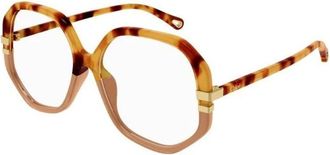 Chlo&eacute; Femme, Accessoires, Brun, Taille: 56 MM Oversize Optical Frame