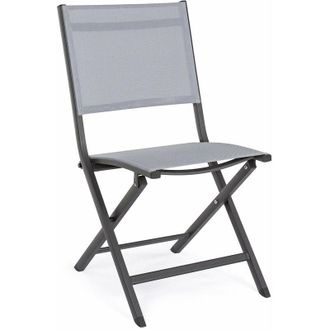 BIZZOTTO Klappst&uuml;hle Elin aus Aluminium Outdoor-M&ouml;bel f&uuml;r Garten und Veranda 2 St&uuml;ck -Anthrazit