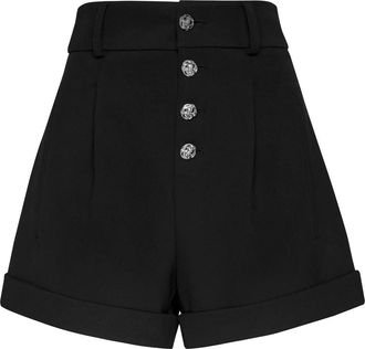 Philipp Plein Damen, Shorts, Schwarzk, MGr&ouml;&szlig;e