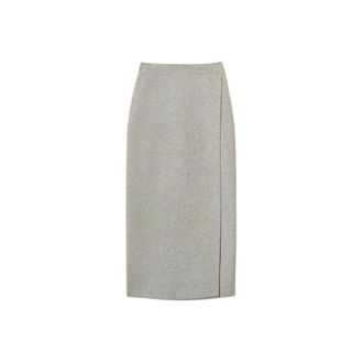 Twinset Strickrock Midi - - Skirts - Damen - Grau - S