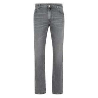 Billionaire Boys Club Homme, Jeans, Gris, Taille: W32 Jean 5 Poches Coupe Super Droite