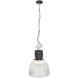 Steinhauer Steinhauer - Sienna Clearvoyant Dome Suspension Plafonniers Transparent Usin&eacute;, Noir Mat, M&eacute;tal
