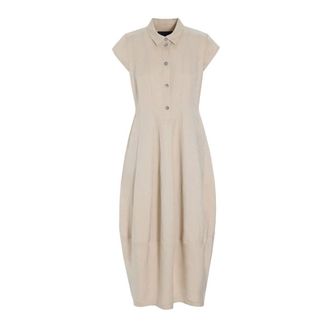 Bitte Kai Rand Femme, Robes, Beige, Taille: 40 FR Short Sleeve Tulip Shirt Dress