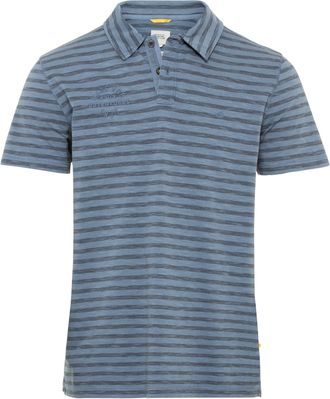 Camel Active Herren Poloshirt aus Reiner Baumwolle Blau, Menswear-XXL