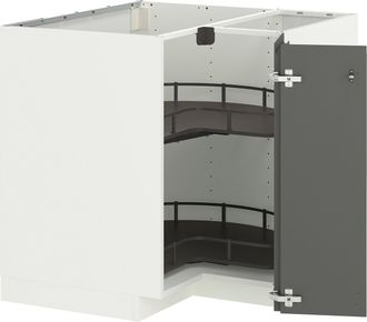 IKEA METOD Eckunterschrank+Karussell