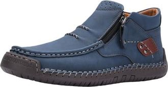 Generic Bottes de conduite en cuir faites &agrave; la main pour homme - Chaussures d&eacute;contract&eacute;es &agrave; enfiler de qualit&eacute; sup&eacute;rieure avec soutien de la vo&ucirc;te plantaire, 