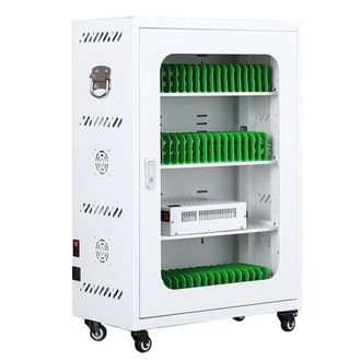 Generic 6-60 Mobile Ladeschrank, Slot Ger&auml;t Mobile Charging, 6//20/30/40/50/60 Slots Handy Ladestationen mit 360&deg; Universalr&auml;dern, USB Wiederaufladbarer Wagen