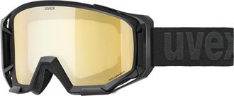 Uvex athletic CV - Bike Goggle für Damen und Herren - Filterkategorie 1 - konstraststeigernd - black matt/mirror gold - one size