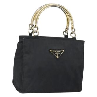 Prada Sac &agrave; main en nylon Pre-owned - Femme - Pre-owned - Noir - Taille: ONE Size