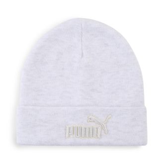 Puma Essentials Elevated Heather Beanie mit mittelhoher Krone, Accessoires, Wei&Atilde;Y, OSFA