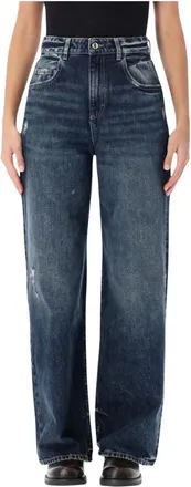 Icon Denim Los Angeles Poppy Jeans droits - Femme - Jeans - Bleu - Taille: W26