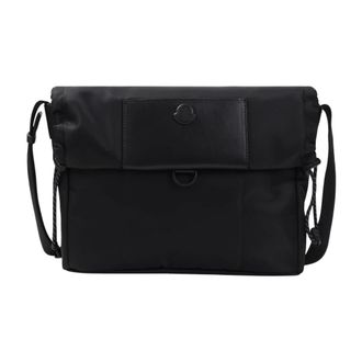 Moncler Kenton Drill Messenger Bag - - Bags - unisex - Schwarzk - ONE SIZE