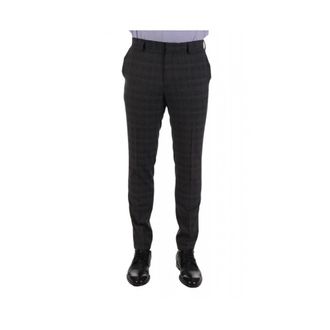 HUGO BOSS Slim Fit Anzughose mit Karomuster Getlin212 - - Trousers - Herren - Grau - 2XL
