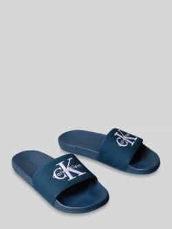 Calvin Klein Badeschuhe mit Logo Print