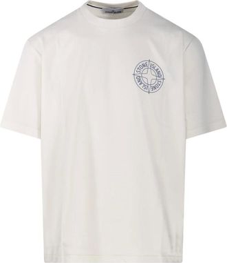 Stone Island Homme, Tops, Beige, Taille: XL SS T-Shirt