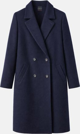 Armor Lux Caban Long Damen Blau Mantel