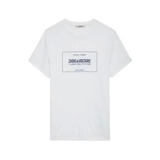 Zadig&Voltaire T-shirt avec imprim&eacute; gomme - Homme - Tops - Blanc - Taille: XL