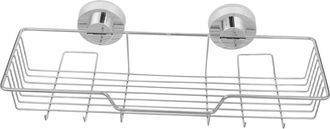 OSALADI Edelstahl Wandregal mit Saugnapf Rostfrei Platzsparend Vielseitiger Bad K&uuml;chenorganizer kein Bohren Abtropfendes Duschkorb Stabil und Wiederverwendbar