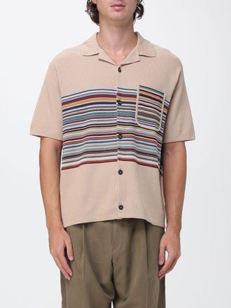 Paul Smith Kurz&auml;rmeliger Baumwoll-Cardigan von mit Kuba-Kragen