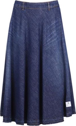 Department Five Department Five, Femme, Jupes, Bleu, Taille: W30 Gonna in denim svasata