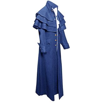 Generic Medieval Victorian Frack Costumes, Steampunk Jacke Herren, Retro Renaissance Gothic Viktorianischen Mantel Halloween Karneval Kost&uuml;m F&uuml;r Herren Vintag