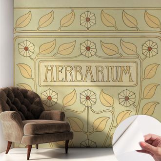 Tulup Fotomurale Adesivo - Murale Da Parete - Carta Da Parati Autoadesiva - Design Parete Moderno - Ornamento Vegetale 250x250 Cm