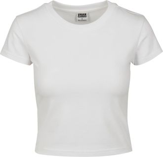 Urban Classics Damen Ladies Stretch Jersey Cropped Tee T-Shirt,, per pack Wei&szlig; (white 00220), X-Small (Herstellergr&ouml;&szlig;e: XS)