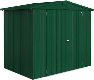 BIOHORT Ger&auml;tehaus BIOHORT Europa Gr. 3, verschiedene Farben, gr&uuml;n (dunkelgr&uuml;n), Ger&auml;teh&auml;user, Stahl, Qualit&auml;ts-Ger&auml;teschuppen aus Metall